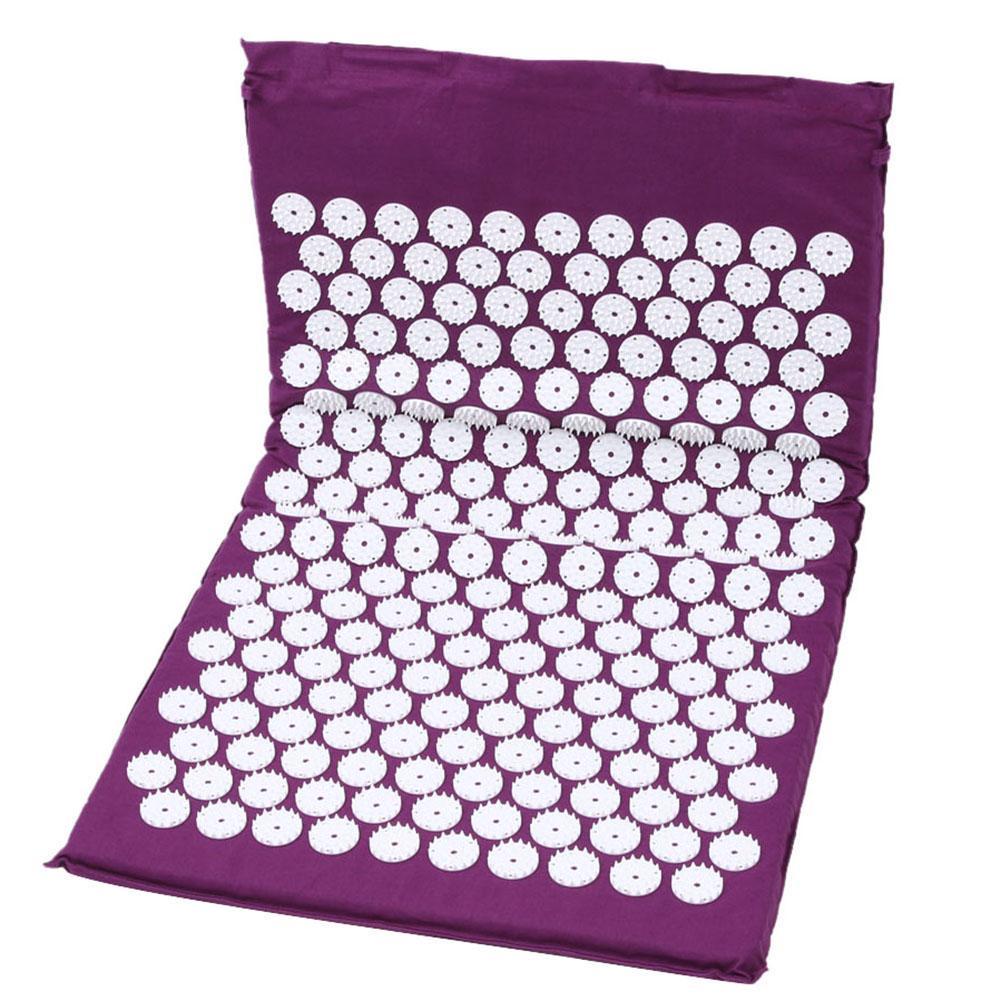 Buy Acupuncture Yoga Relieve Pain Stress Massage Spike Mat+Pillow with ...