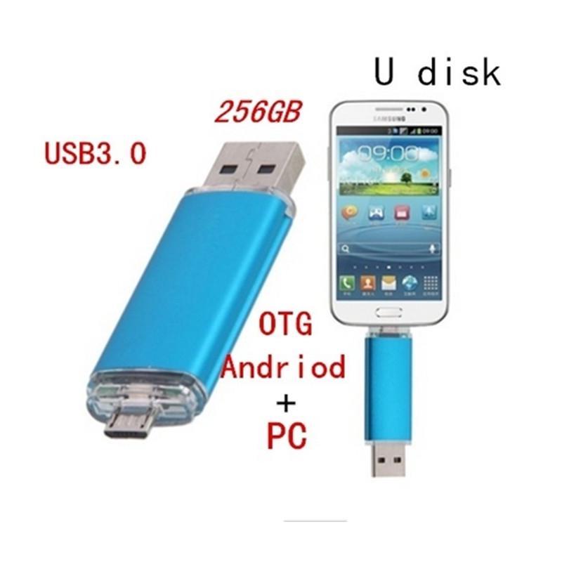 Buy USB Flash Drive Pendrive 256GB Smart Phone Tablet Double OTG ...