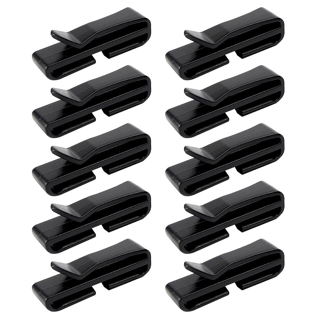 Webbing Waist Belt Clip 10pcs Connecting Strap Buckle Backpack Clips ...