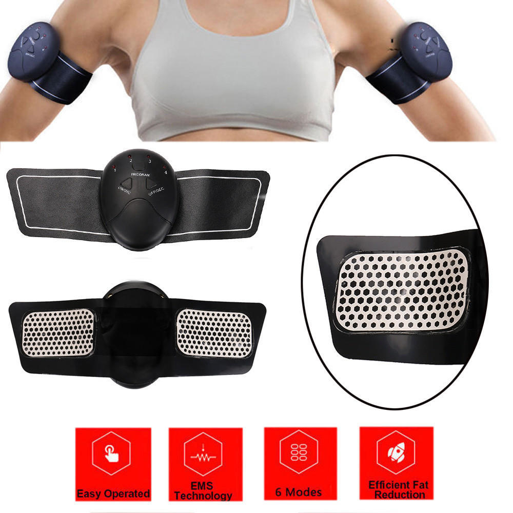 Magic EMS Muscle Training Gear ABS Trainer Fit Body Home Exercise Shape ...