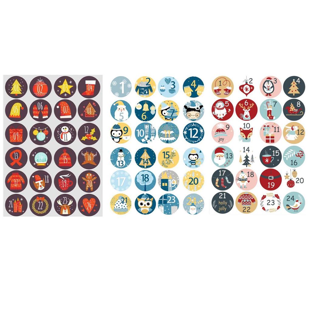 Satın alın Holiday Countdown Stickers | Christmas Advent Calendar ...