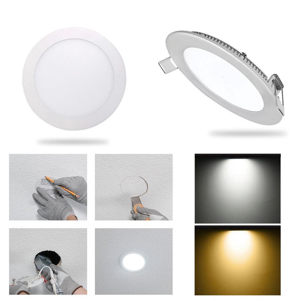 Buy 4W Round Brightness Embedded Panel LED Ceiling Light at affordable ...