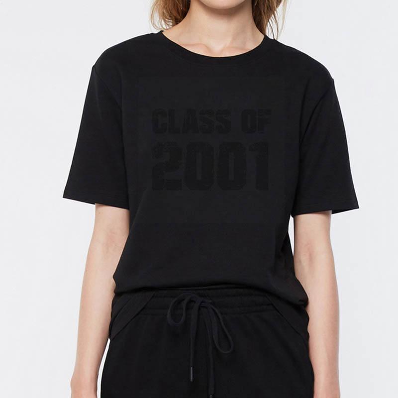 Buy Class Of 2001 High School College Graduation Reuni Print Women ...