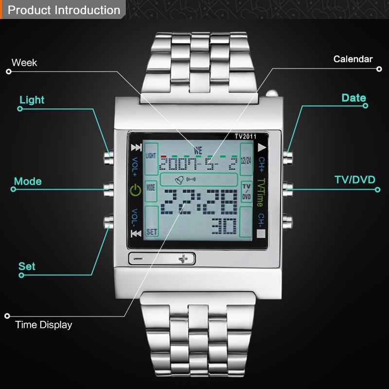 TVG Luxury Sports Watch for Boys Digital Man Watch Işıklı led izle ...