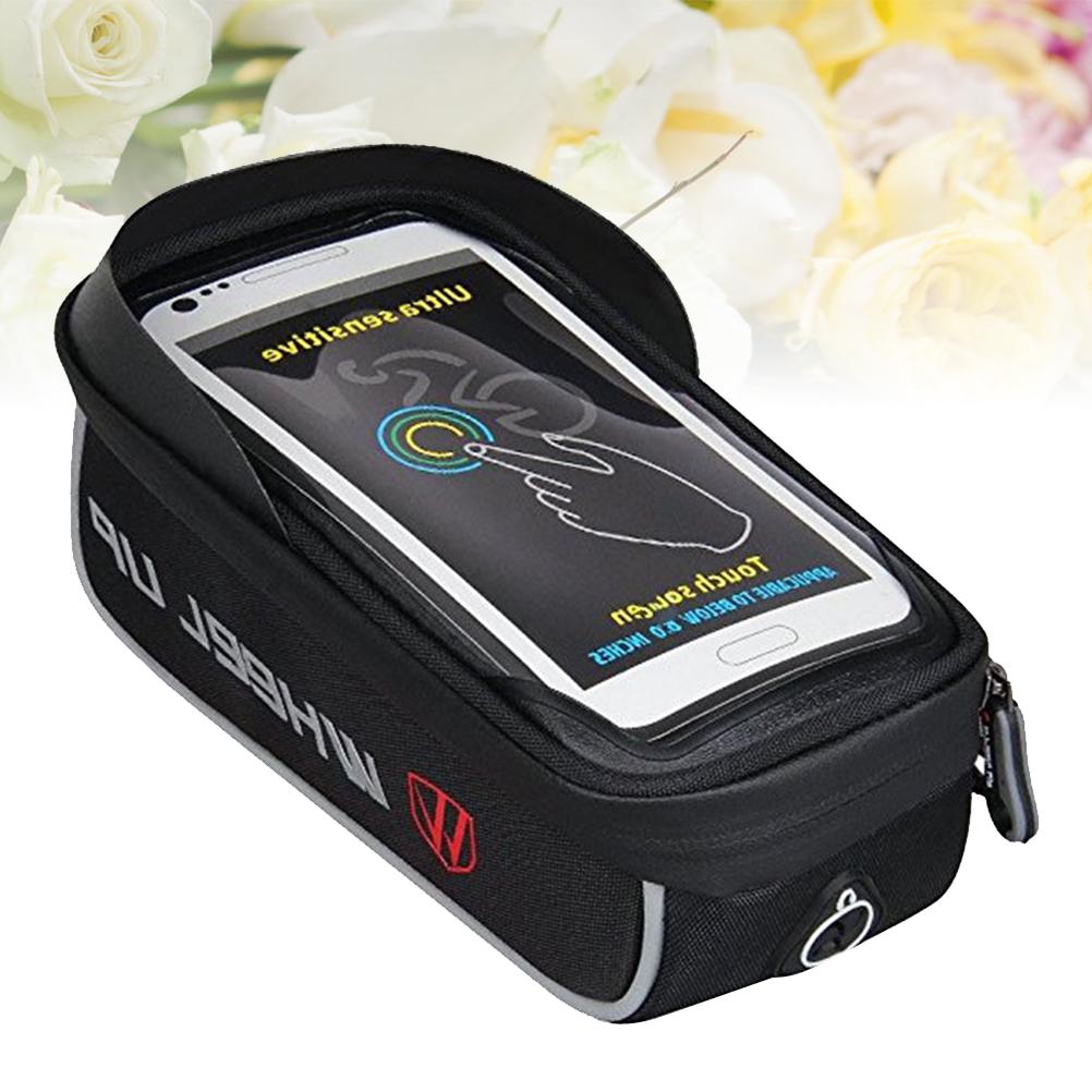 Buy 1 Pcs Cycling Top Tube Mount Phone Bag Waterproof Touch Screen ...