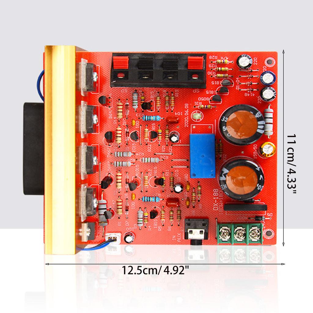 Buy DX-188 Stereo Power Amplifier Audio Board 180Wx2 Highpower Air ...