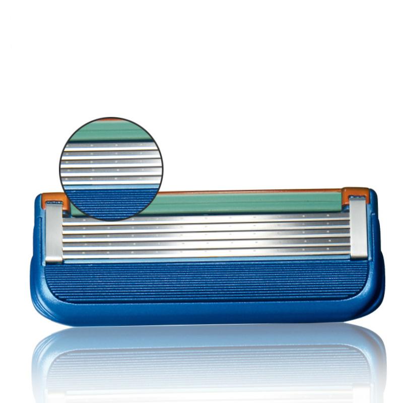 Buy Original Men 5 Layer Shaver Razor Blade Replacement Head Manual ...