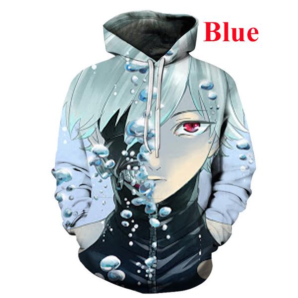 Buy 3D Anime Tokyo Ghoul Kaneki Ken Sweatshirts Unisex Thin Long Sleeve ...