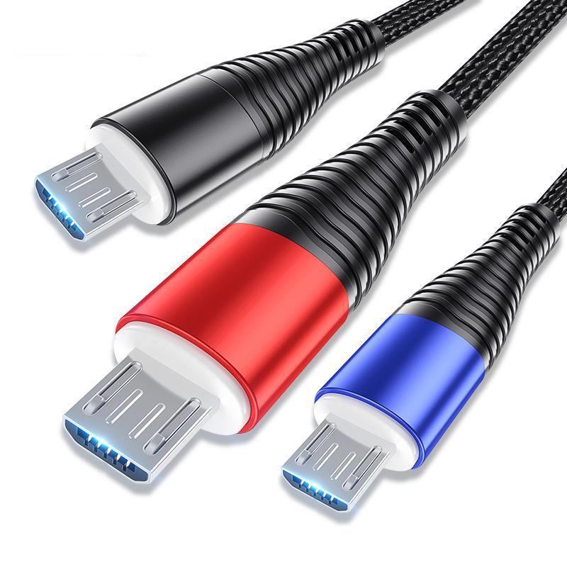 Cheap IOS USB Cable 3A Fast Charging Sync Data Microusb Cable for ...