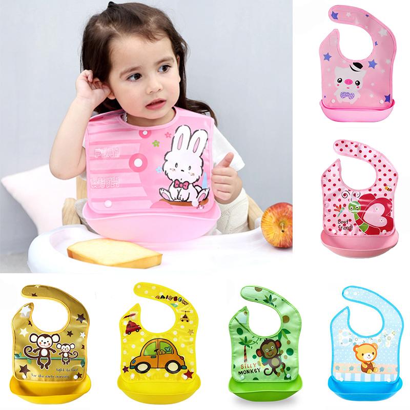Buy Large Removable Waterproof Cotton Bibs For Kids Feeding at ...