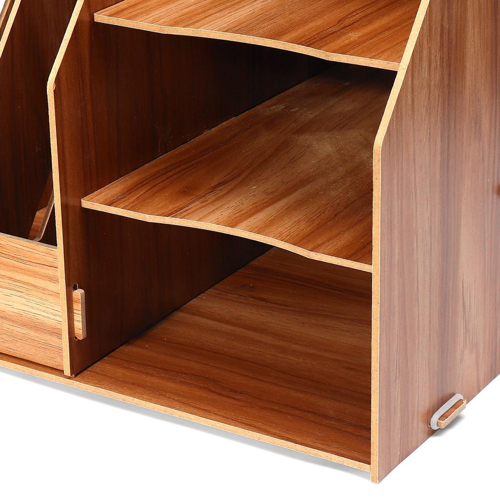 Buy Multi Use Desktop Stationery Organizer Box With Document File Book ...