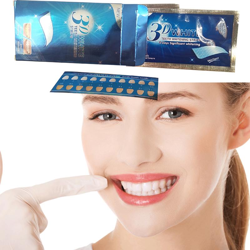 Buy 28 Pcs/box 3D Whiten Patch Teeth Oral Clean Dental Teeth Whitening ...