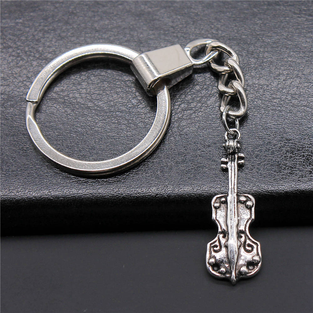 Buy 1 Piece 32x11mm Cello Charms Keychains Women Women Gift at ...