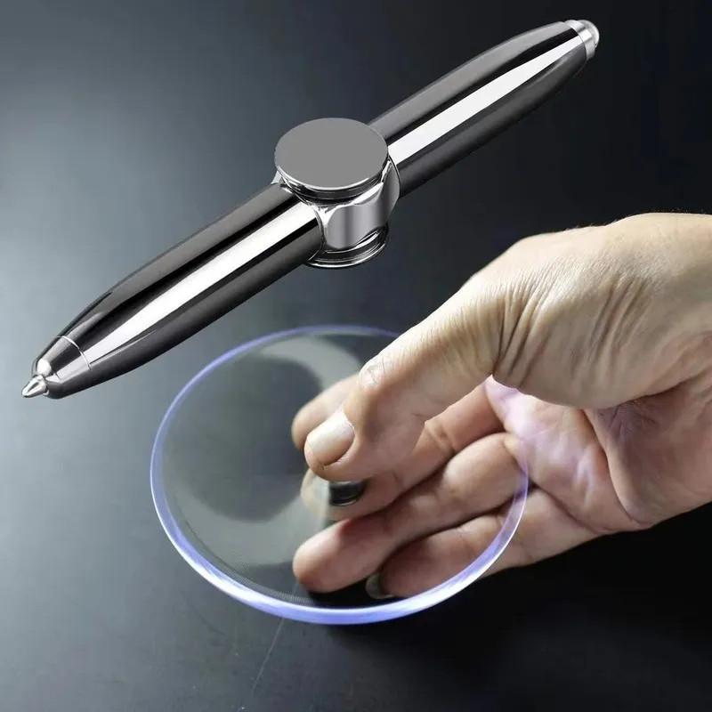 Cheap Stress Relieve Spinner Pen With LED Light Multifunctional ...