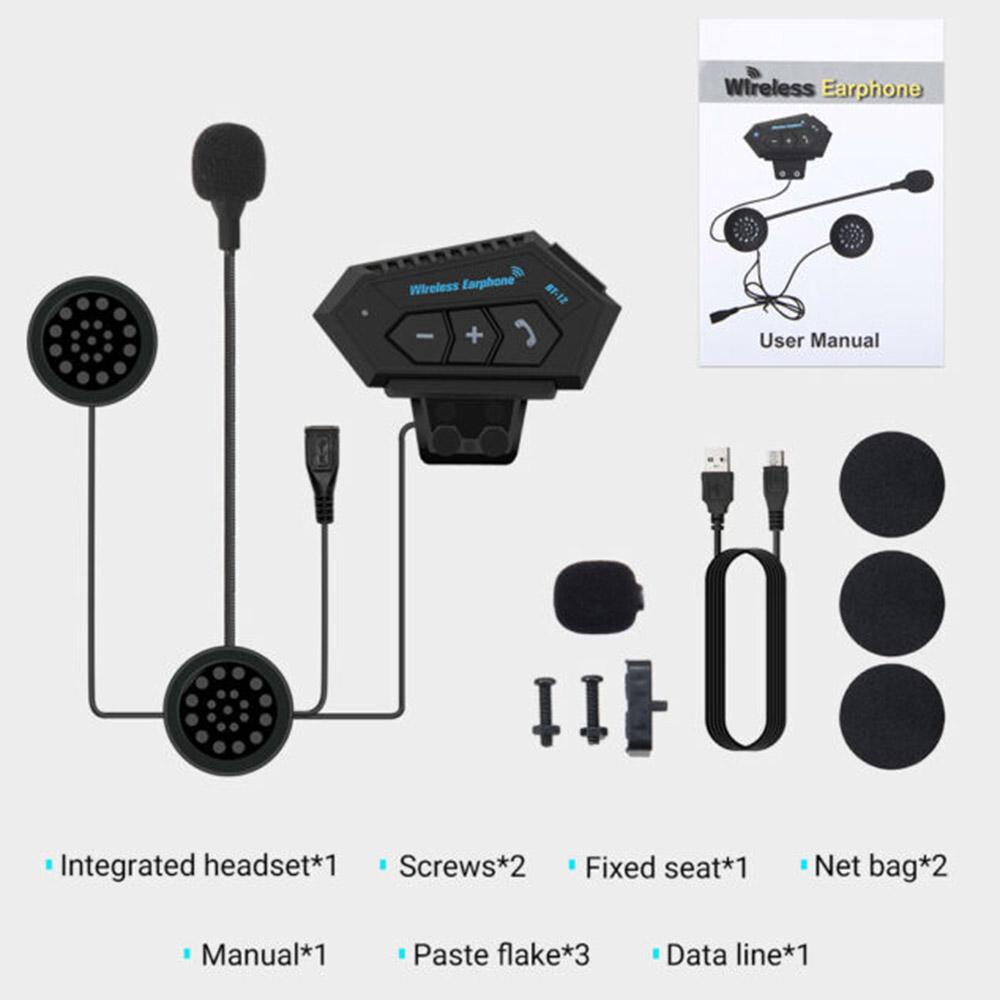 Buy Motorcycle Helmet Headset Wireless Bluetooth Headphone Speaker ...