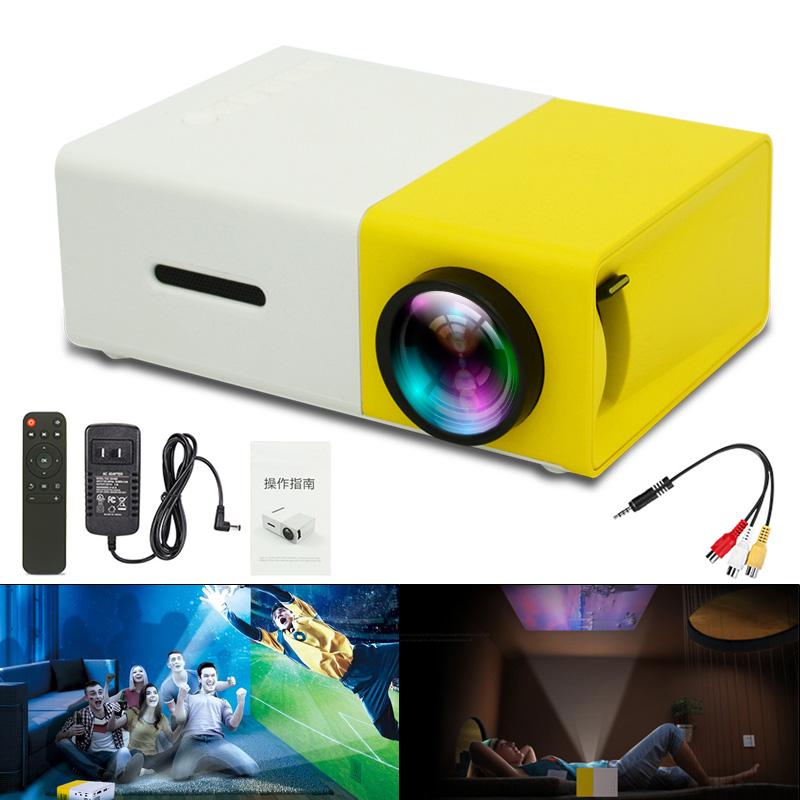 YG300 LED Projector 1080P HD Projection Machine Mini Pocket Projector ...