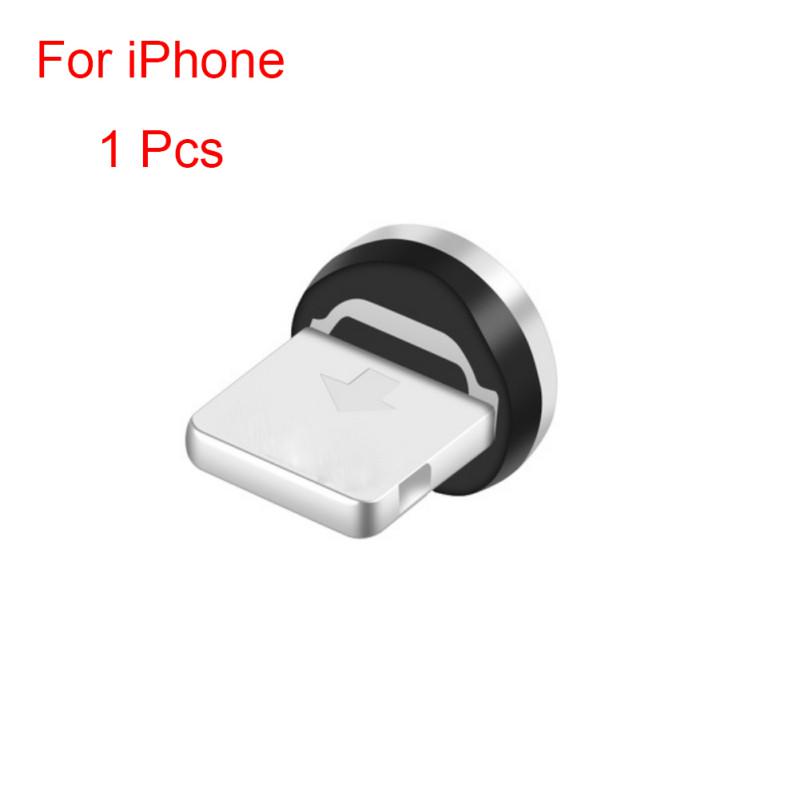 Buy Round Magnetic Cable Plug Micro USB Type-C Apple Plugs Charging ...