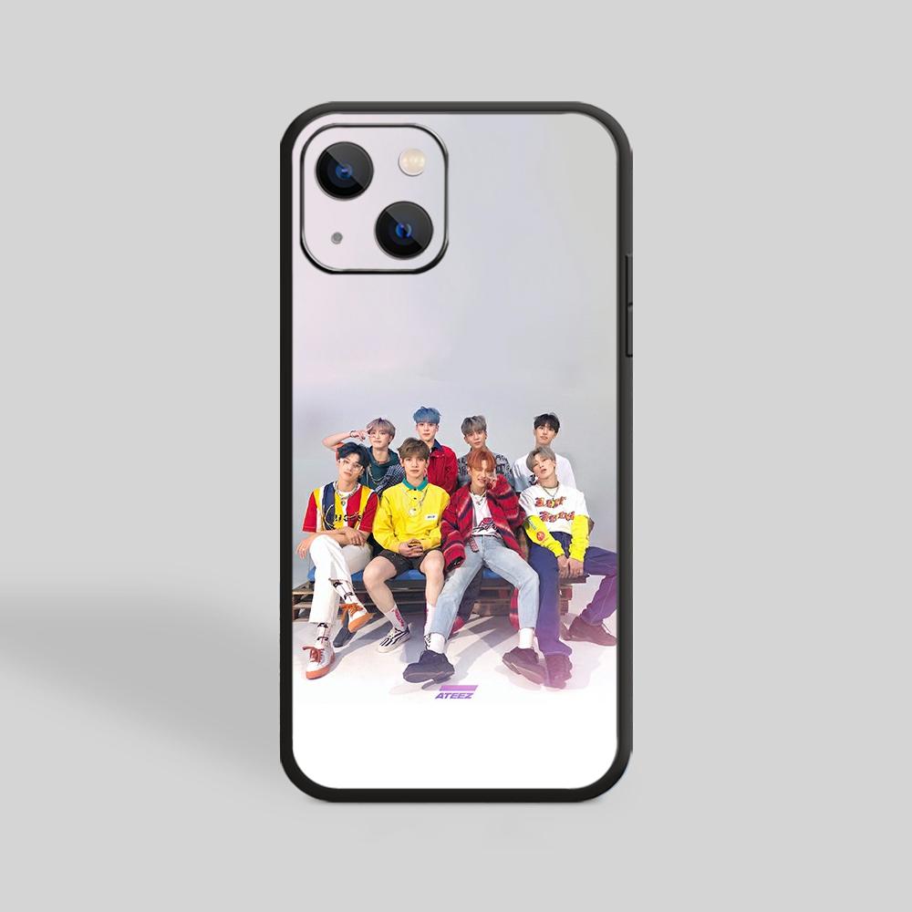 Buy ATEEZ Kpop Young Boy Group TPU Soft Cell Phone Case Cover For ...