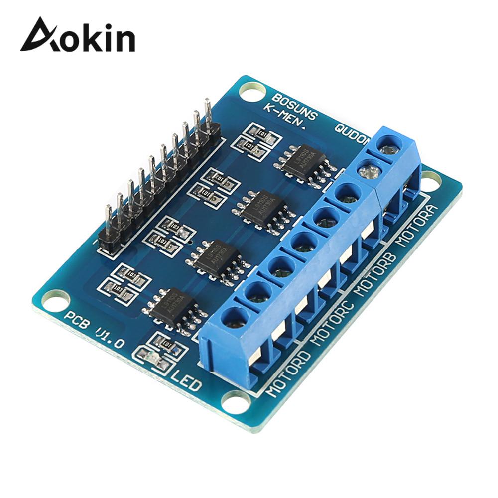 Buy L9110S Four 4 Channel drive DC motor drive board motor drive module Smart car 4-way driver ...