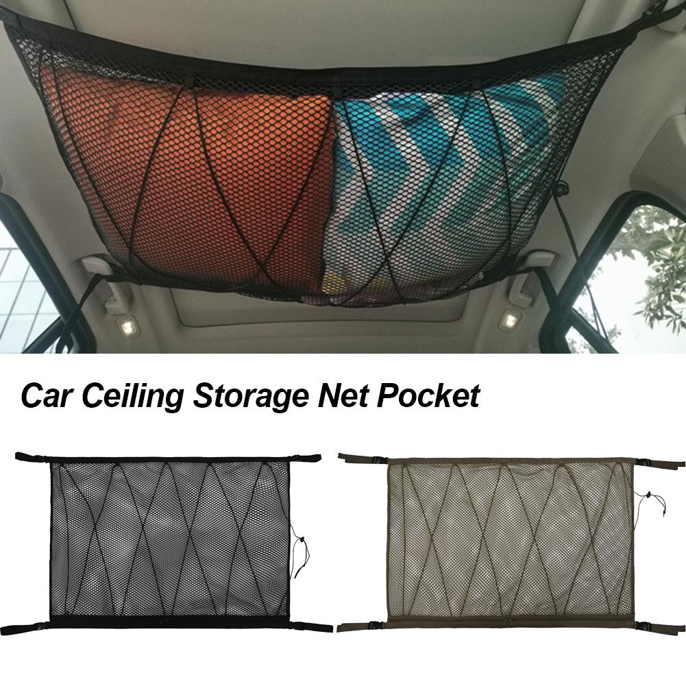 Buy Car Ceiling Storage Net Pocket Car Roof Interior Cargo Net Bag ...