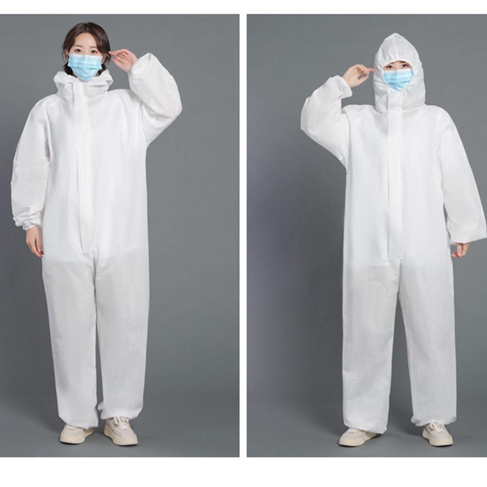Buy Reusable Anti-Virus Clothing White Coverall Suit Protection ...