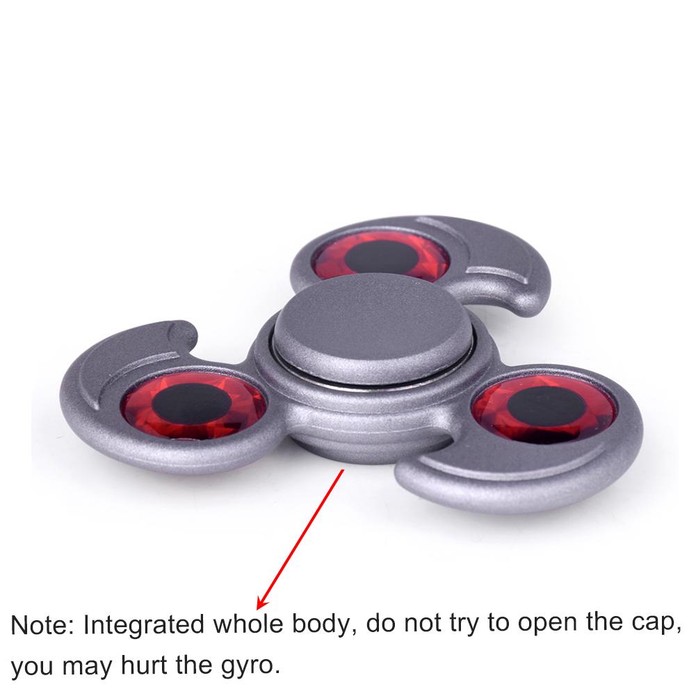 Buy Triangle Plating Zinc Alloy Eagle Eye Fidget Hand Tri-Spinner ...