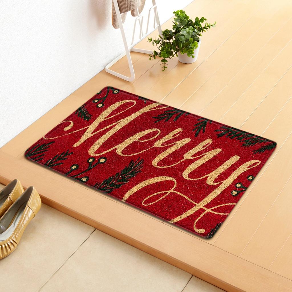 Cheap Cartoon Christmas Letter Door Mat Kitchen Mat Bedroom Living Room ...