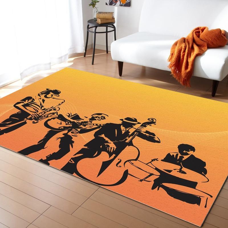 Cheap Drums and lutes music themed eddy rugs bedroom rugs music design ...