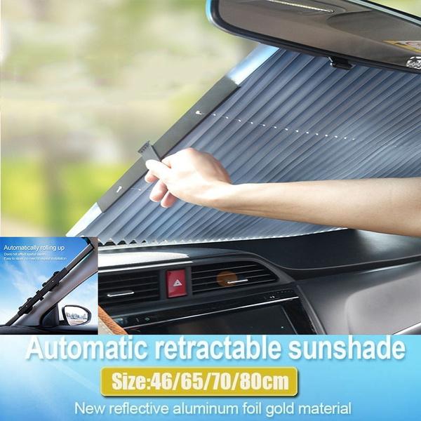 Buy Car Retractable Windshield Sun Shade Block Sunshade Cover Front ...