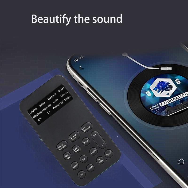 Satın alın Voice Changer Handheld Microphone Voice Changer Sound ...