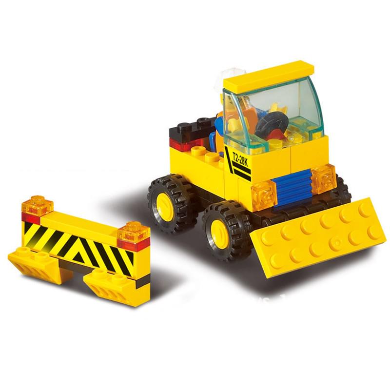 Buy 93pcs DIY Truck Building Blocks Enlighten Educational Construction ...
