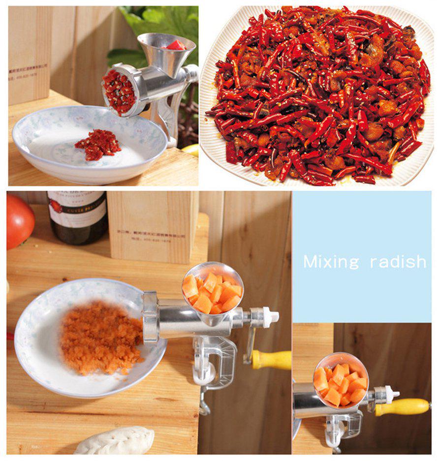 Buy IDH Manual Meat Grinder & Sausage Noodle Dishes Handheld Making ...