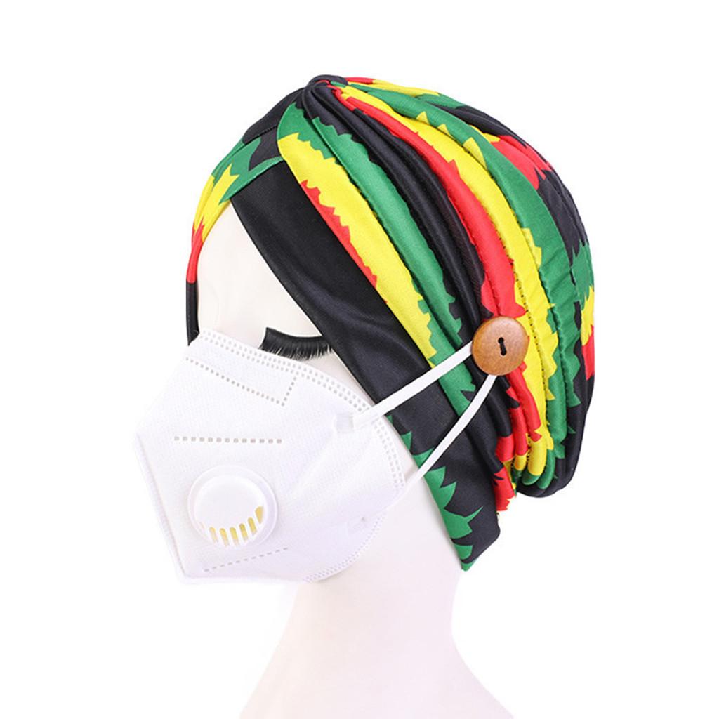 Buy Print Button Cap Ear Protection For Nurse Doctor Face Mask Holder ...