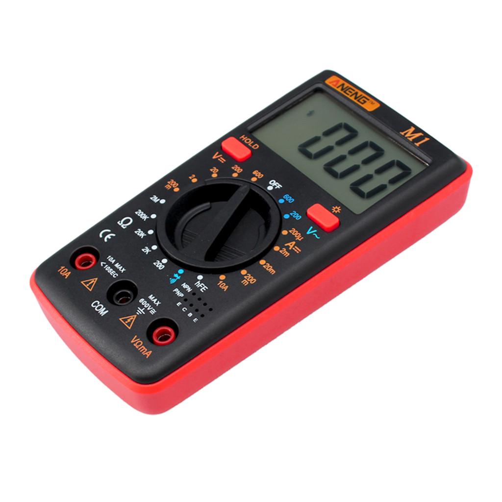 Buy Handheld Multimeter Voltmeters LCD Digital 3 1/2 Ohmmeter ...