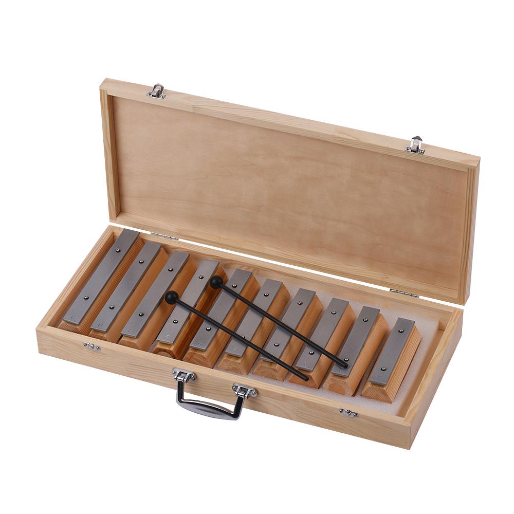Buy 10 Notes Xylophone Glockenspiel Disconnect-type Design Percussion ...