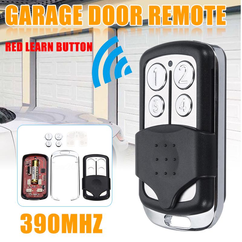 Buy Universal 4 Buttons Garage Door Gate Remote Control Key For 390MHz ...