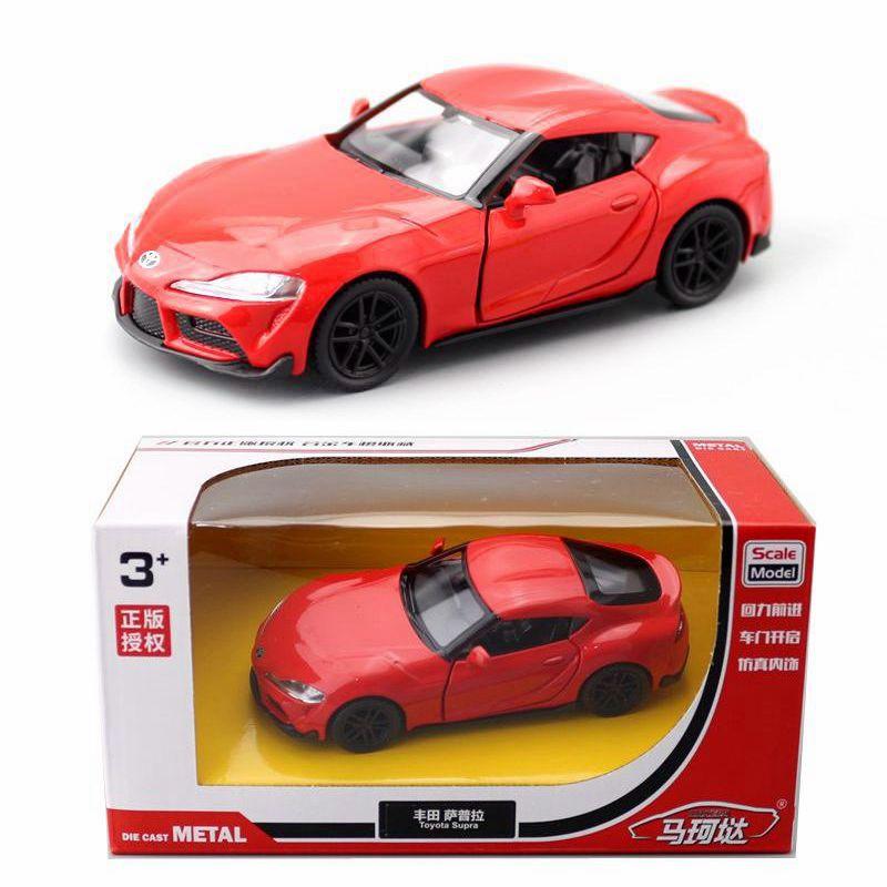 Buy 1 /36 Toyota Supra Metal Car Alloy Diecast With Pull Back Model Car ...
