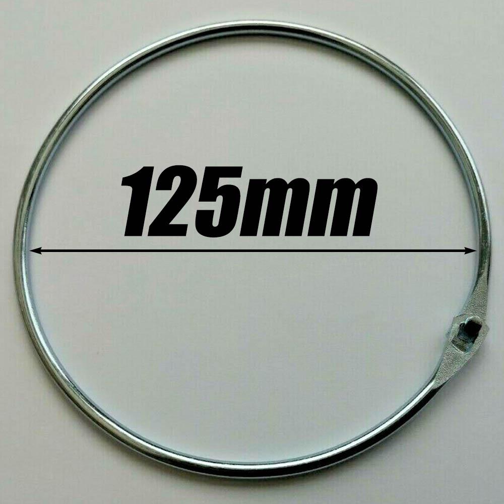 Buy Mayitr 1pc New 125mm Extra Large Heavy Duty Key Ring Split Ring Key ...