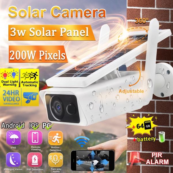 Buy Solar Powered Surveillance Solar + Batteries Outdoor Security Cctv ...