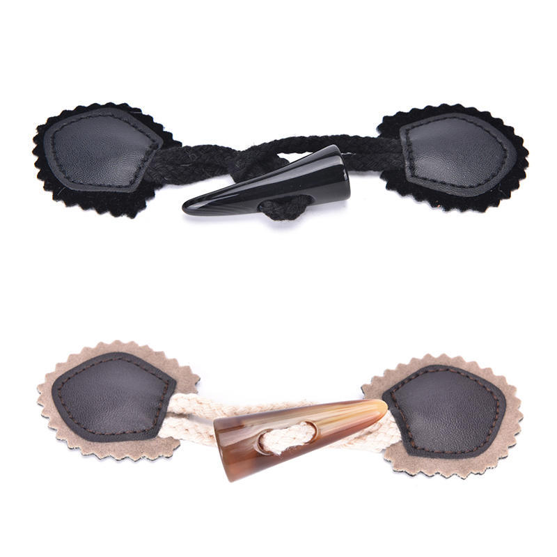 Buy Ox Horn PU Leather Toggle Button Coat Jacket Duffle DIY Sewing 1 Pc ...