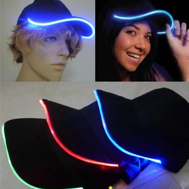 Buy LED Light Snapback Hats Fashion Trendy Simple Pure Color Baseball ...