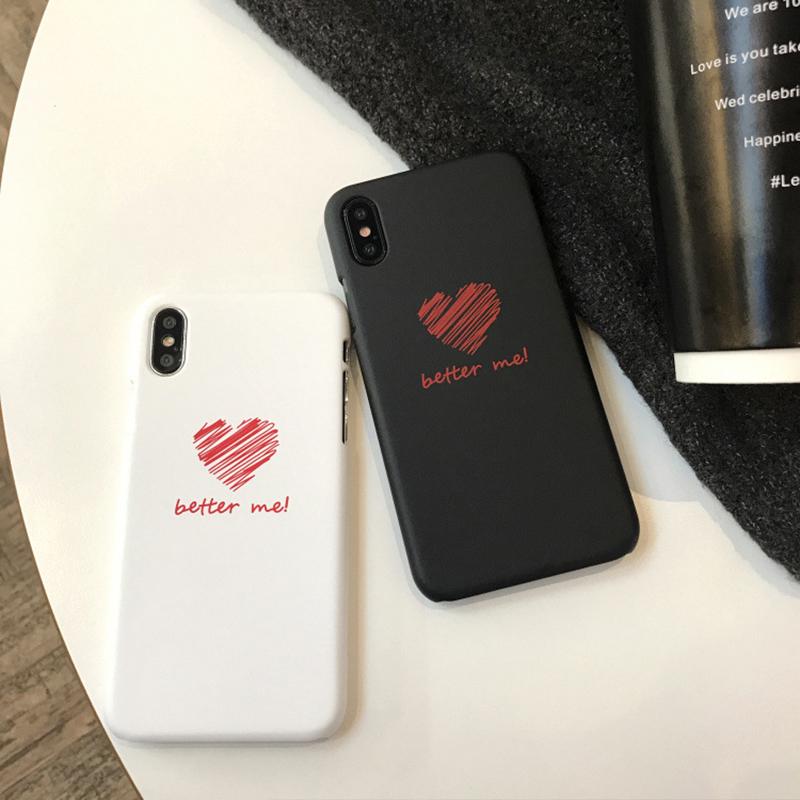 Buy Literary Simple Love for Apple Mobile Phone Shell Iphone Matte ...