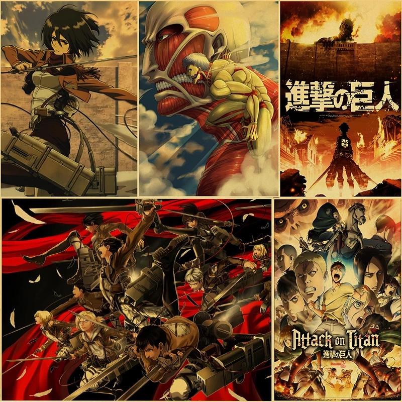 Buy Full 5D Diamond Painting Cross Stitch Anime Attack On Titan 5D DIY ...