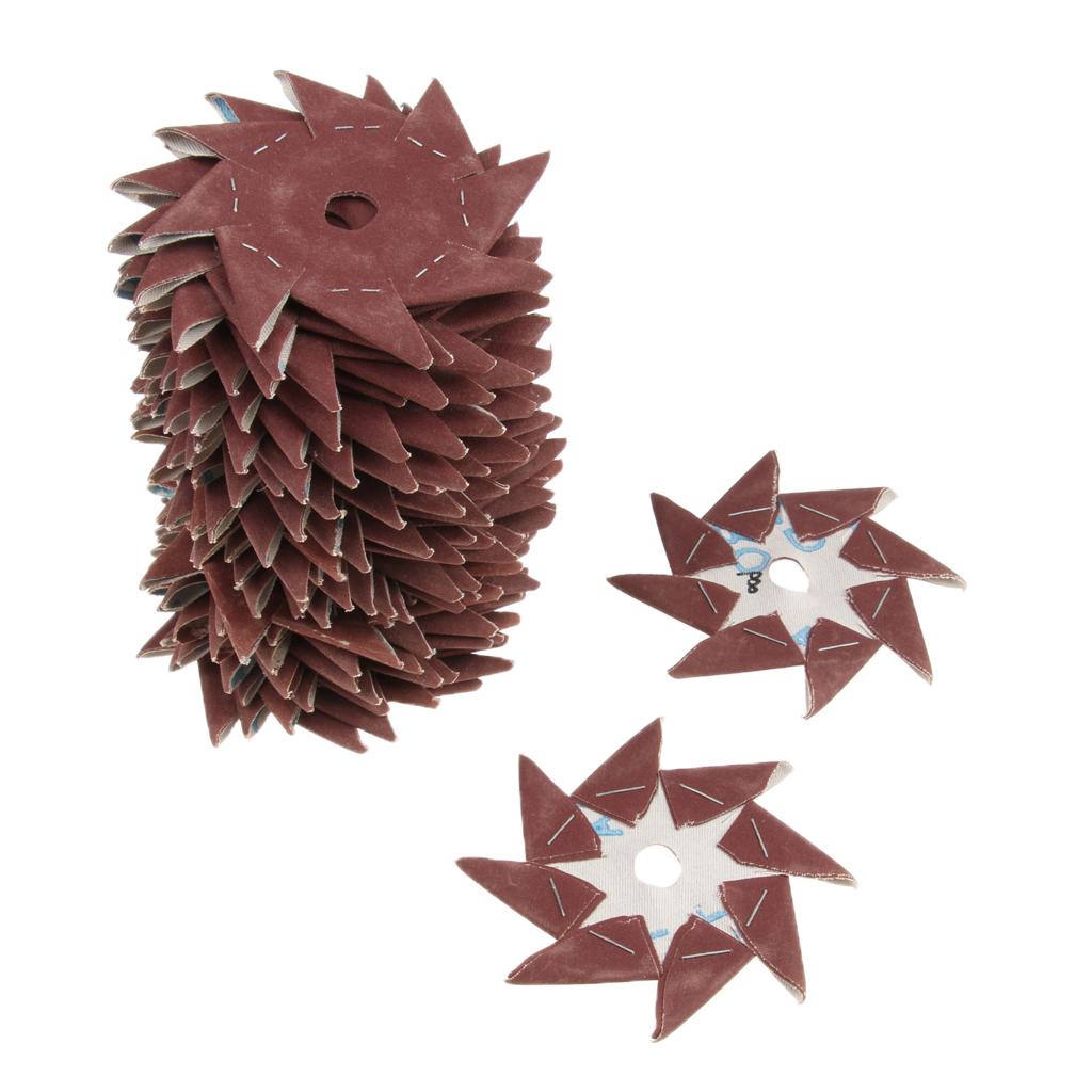 Buy 50 Pieces Octagonal Abrasive Sandpaper Polishing Tool 600 Double ...