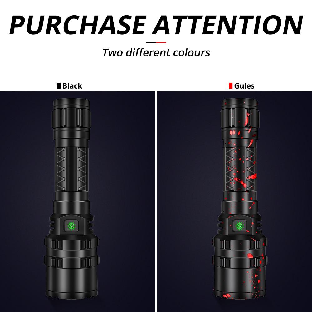 Buy High Power XHP50.2 LED Flashlight Xlamp Aluminum Hunting L2 ...