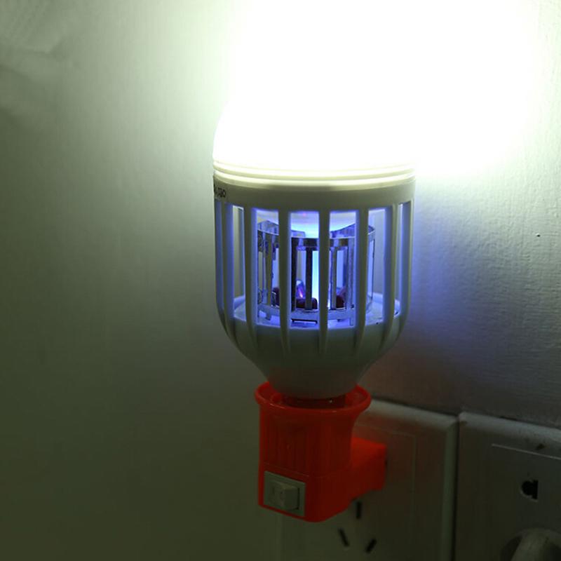 Buy Led Bulb E27/B22 15W Anti-Mosquito Insect Zapper Flying Moths ...