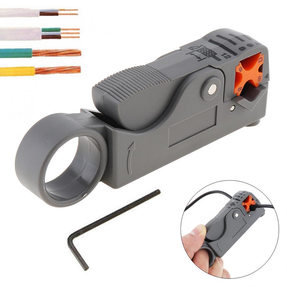 Buy Multifunction Coaxial Cable Stripper Cable Wire Nippers Mini ...