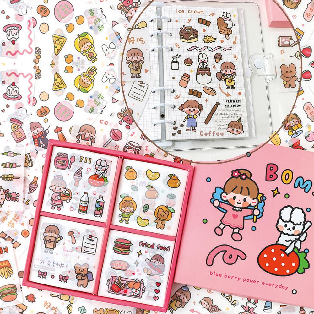 Bullet Journal Kawaii Stickers Planner Animals Meatball Stickers Sheet ...