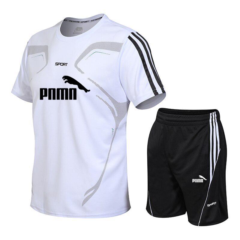 Buy Men Running Sport Set 2-piece Breathable Comfort Jogging Fitness ...