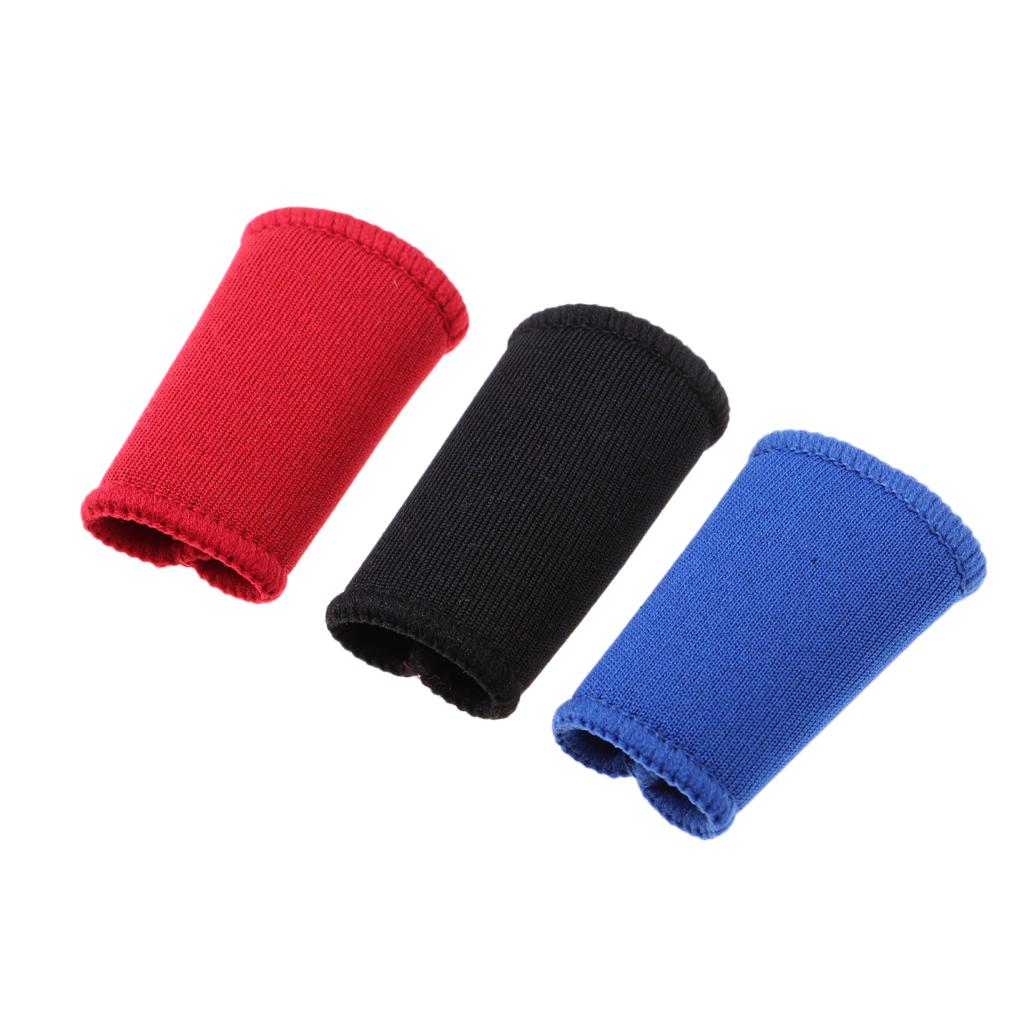 3Pcs Neoprene Finger Protective Sleeves Fingers Guard Gear Volleyball ...